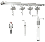 Complete Set of Schlenk Line: Double-Manifold with Size 15 O-Ring ...